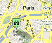 Novotel Paris Eiffel Tower Map